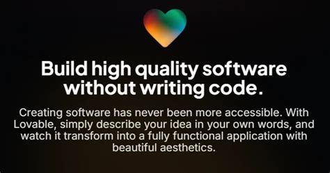 Lovable Delivers Ai Powered Full Stack Development For Non Coders And Experts Tech Company News