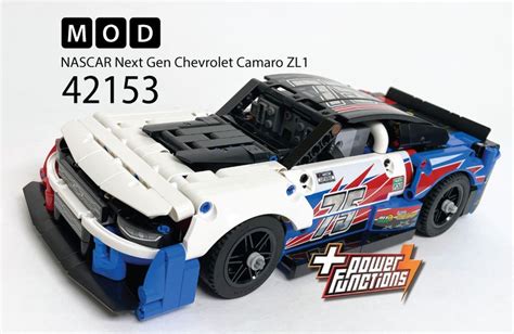 Lego Moc 42153 Nascar Next Gen Chevrolet Camaro Zl1 Rc Mod For Power Function Motors By Otrans