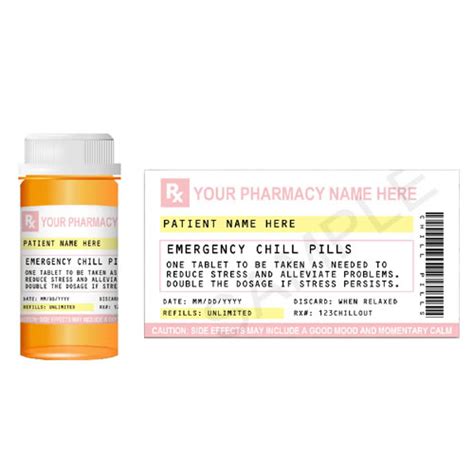 Custom Prescription And Rx Labels For Pharmaceuticals