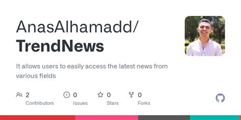TrendNews Pubspec Yaml At Main AnasAlhamadd TrendNews GitHub