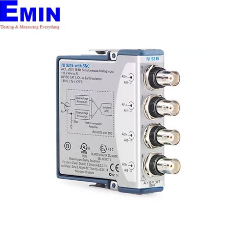 Ni Ni 9215 C Series Voltage Input Module 10v~10v 100 Kssch 16
