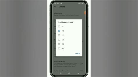 youtube double tap setting youtube 10 second skip youtube video