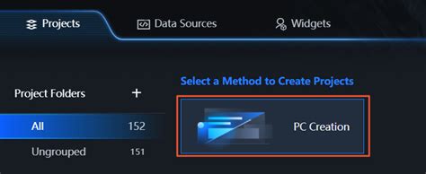 Use A Template To Create A Project Datav Alibaba Cloud Documentation Center