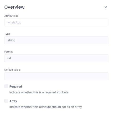 🐛 Bug Report Not Required Attribute Format Url Has Invalid Validation In Console 20 · Issue