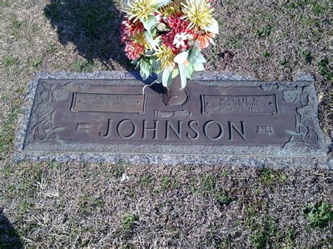 Ora Harland Orie” Johnson 1904 1995 Homenaje De Find A Grave