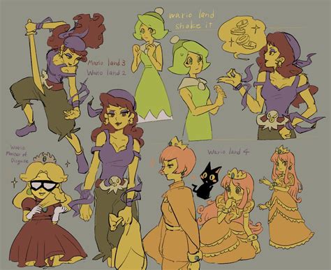 Rinabee Rinabele0120 Black Cat Wario Land Captain Syrup Princess