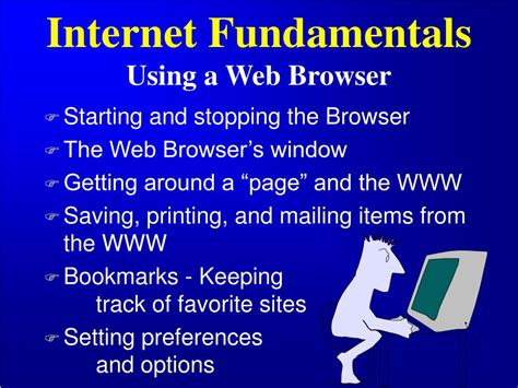 Ppt Internet Fundamentals Learning To Use The World Wide Web The Internet Teacher Powerpoint