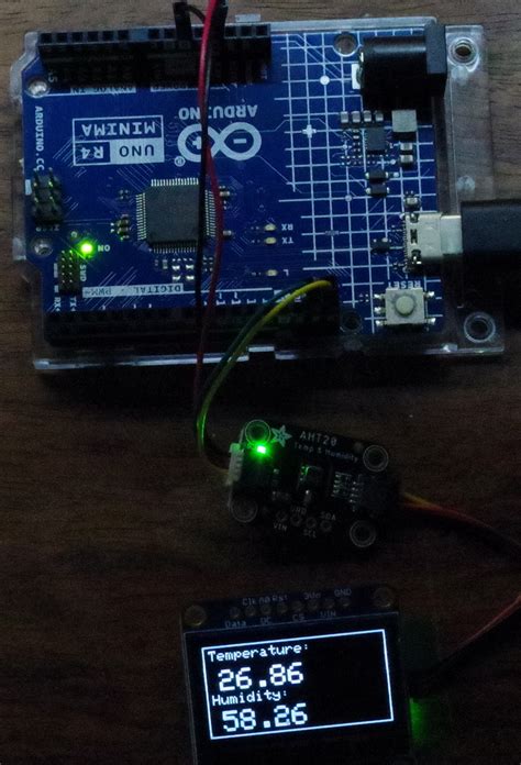 Arduino Uno R4 Minimaでセンサ・インターフェーシング ⑬ 温湿度センサ Aht20 Arduinoクックブック
