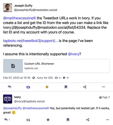 How To Deep Link Into Mastodon Lists In Ivory Using Shortcuts Matthew Cassinelli