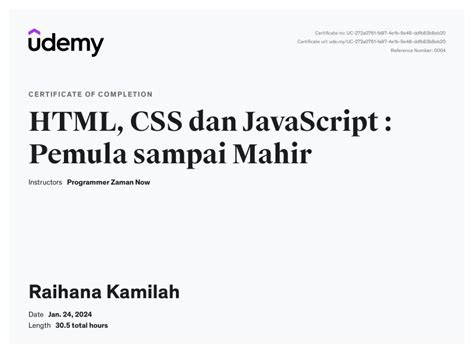 Im Happy To Share That Ive Obtained A New Certification Html Css