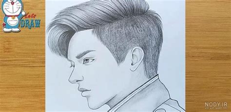نقاشی صورت پسر عکس نودی