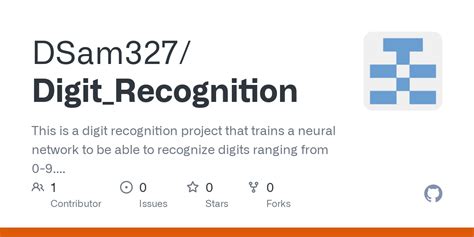 Github Dsam Digit Recognition This Is A Digit Recognition Project That Trains A Neural