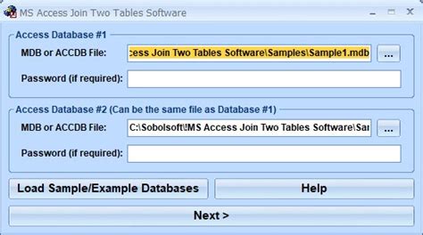 ms access join two tables software download and review