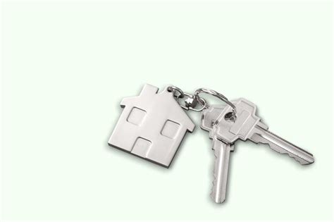 premium photo house keys clipping path included