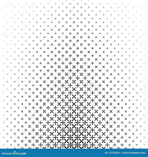 Monochromatic Abstract Ellipse Pattern Background Black And White Geometric Vector Design