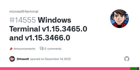 Windows Terminal V1 15 3465 0 And V1 15 3466 0 · Microsoft Terminal