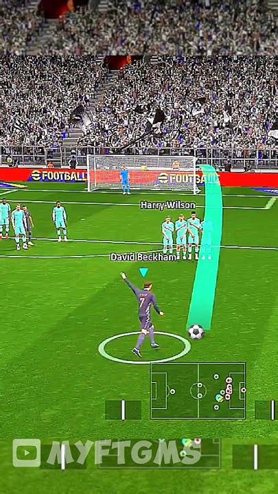 Free Kick Devid Becham ⚽️🔥😱 Efootball Football Shorts Efootball2025 Youtube