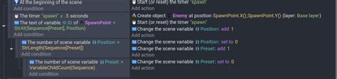 How Do I Use A Variable To Create A Sequence Of Events How Do I Gdevelop Forum