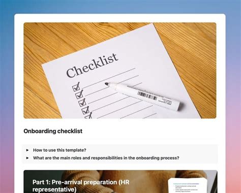 Free Templates For Onboarding Craft Documents And Notes