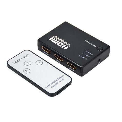 hdmi 호환 스위치 ps4 셋톱 박스 컴퓨터에 적용 장치 공유 하나의 hdmi 디스플레이 출력 변환기 원격 제어 컴퓨터 주변 장치