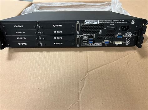 Qsc Core250i Q Sys Core W 8 Card Slots Gpio And Dual Redundant Reverb