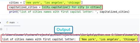 Capitalize First Letter Of List In Python