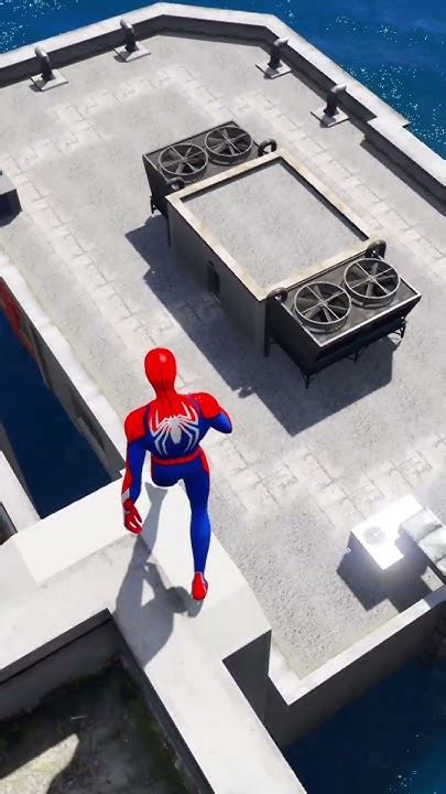 Rainbow Spideramn Water Flood Ragdolls Gta5 Spiderman Shorts Youtube