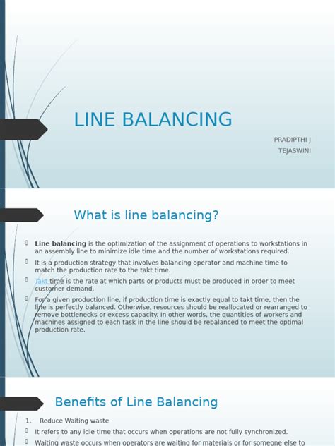 line balancing pdf