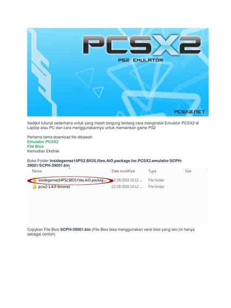 Tutorial Pcsx2 Pdf Komputer