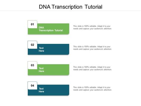 DNA Transcription Tutorial Ppt Powerpoint Presentation Layouts Graphic Images Cpb Presentation