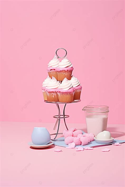 컵케익 스탠드 장식 포스터 배경 배경 화면 및 일러스트 무료 다운로드 Pngtree