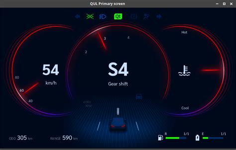 Qt Quick Ultralite Automotive Cluster Demo Qt For Mcus 14