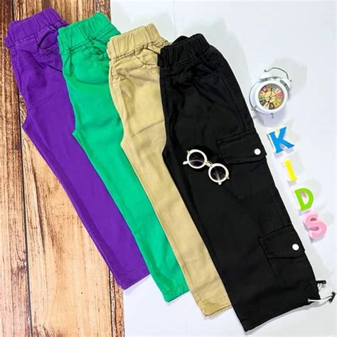 خرید و قیمت شلوار کارگو خاص و جذاب رنگبندی شیک و زیبا جنس کتان کمر کش