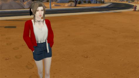 Aerith Gainsborough Ff7 The Sims 4 Sims Loverslab
