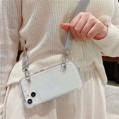 Silicone With Shoulder Strap Case For Iphone Case Pro Max X Xs Xr Xs Max Plus