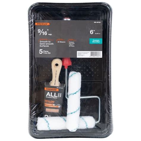 Linzer Best Trylonmicrofiber Mini Roller Kit 5 Piece Hd Ms 1745