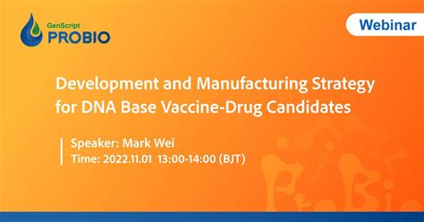 领英genscript Probio [bric Webinar] Dna기반 백신 의약품관련 후보물질의 개발 및 생산 전략[genscript Probio]