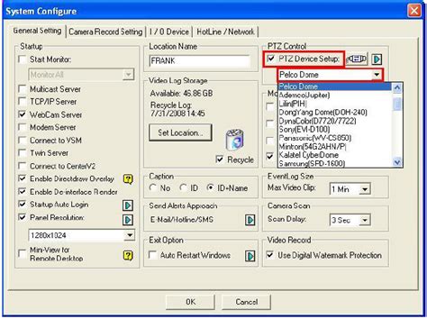 GeoVision PTZ Camera Setup Worldeyecam