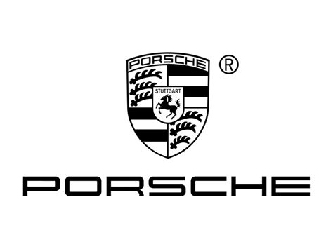 Porsche Black Logo Vector File Free Download Logowik