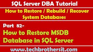 How To Restore Msdb In Sql 2000 Computerconcert17