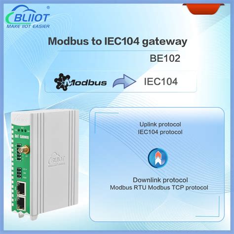 Bliiotnew Version Be102 Modbus To Iec104 Gateway In Various Industrial