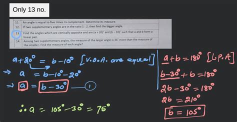 an angle is equal to five times its complement determine its measure if
