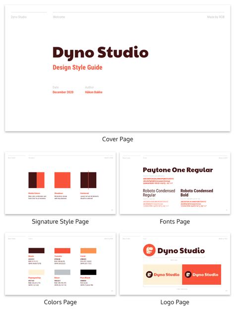Brand Design Style Guide Presentation Template Venngage