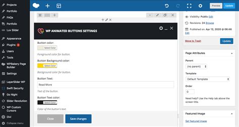 Wp Animated Buttons Wpbakery Button Addon By Webtrendy Codecanyon