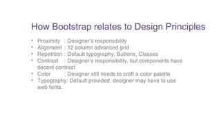 Introduction To Bootstrap Design For Developers PPT