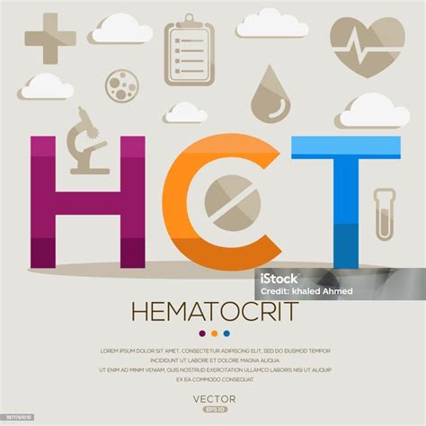 Hct Hematocrit Stock Illustration Download Image Now Acronym