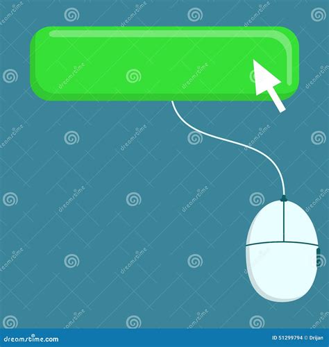 Mouse Cursor By Clicking Button Stock Vector Illustration Of Graphic Click 51299794