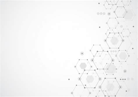 Premium Vector Abstract Hexagonal Molecular Structures In Technology