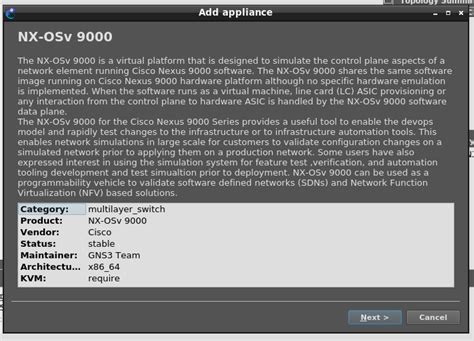 Ubuntu1804（kvm）とgns3とcisco Nx Osv 9000 でpython実行してみた 北館テックcom