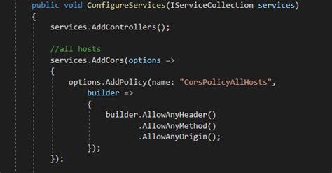 Enable Cors Net Core This Article Shows How To Enable Cors By